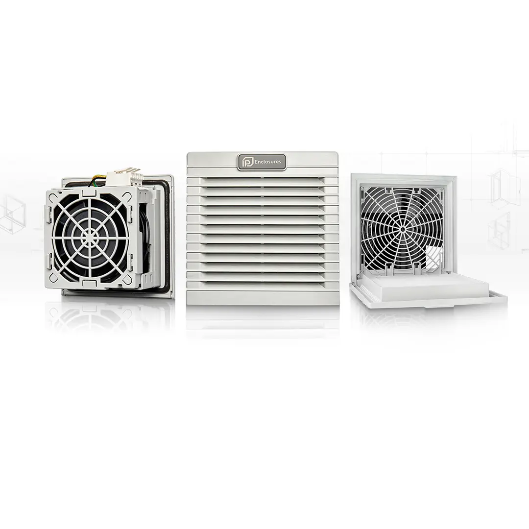 Electrical Enclosure Ventilation Fans and Filters - IP Enclosures UK